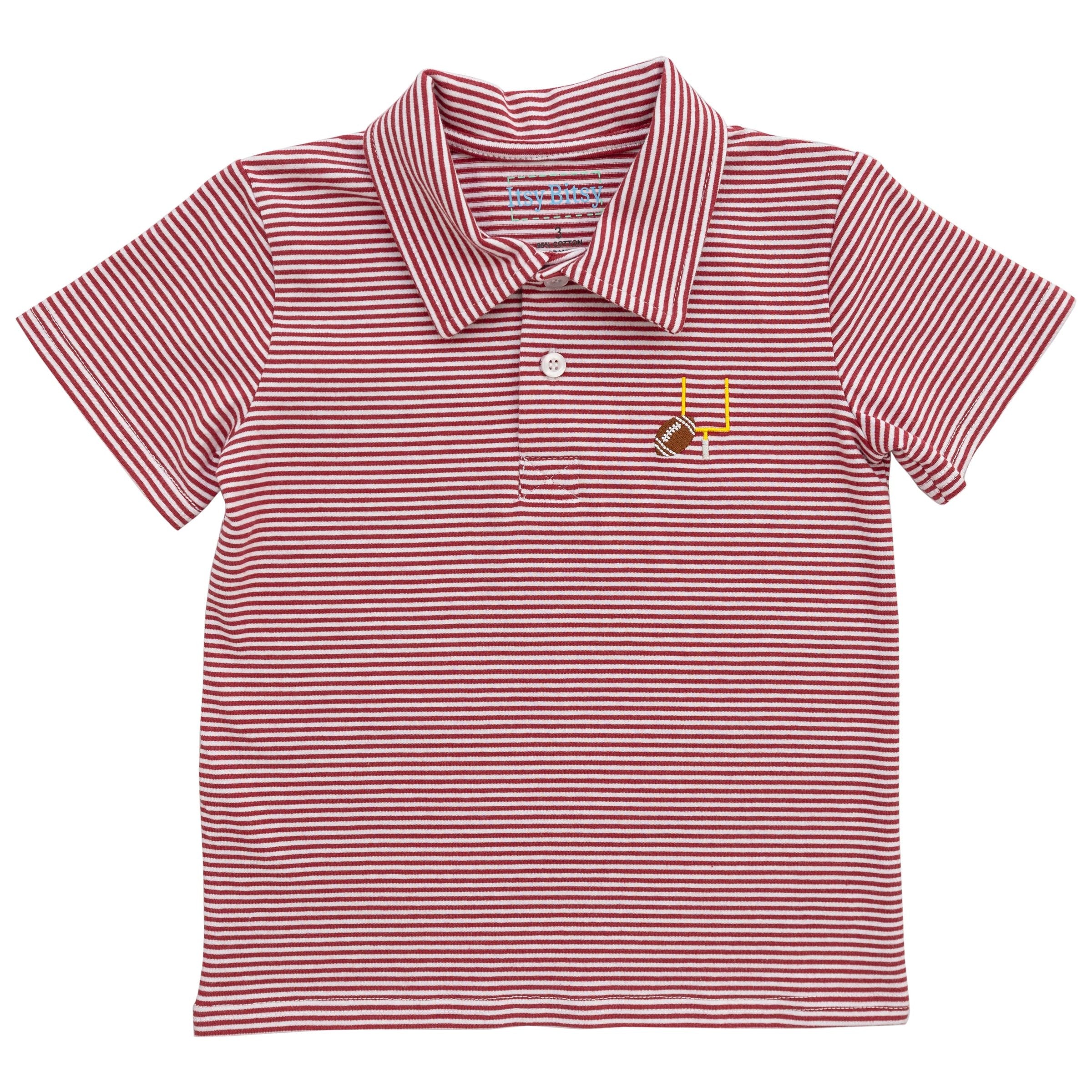 Game Day Polo - Crimson – Dirt & Daisies